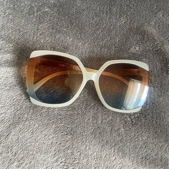 Jessica Simpson | Accessories | Jessica Simpson Cream And Brown ...